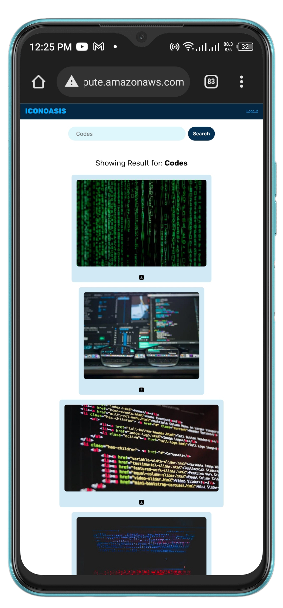 ICONOASIS LANDINGPAGE